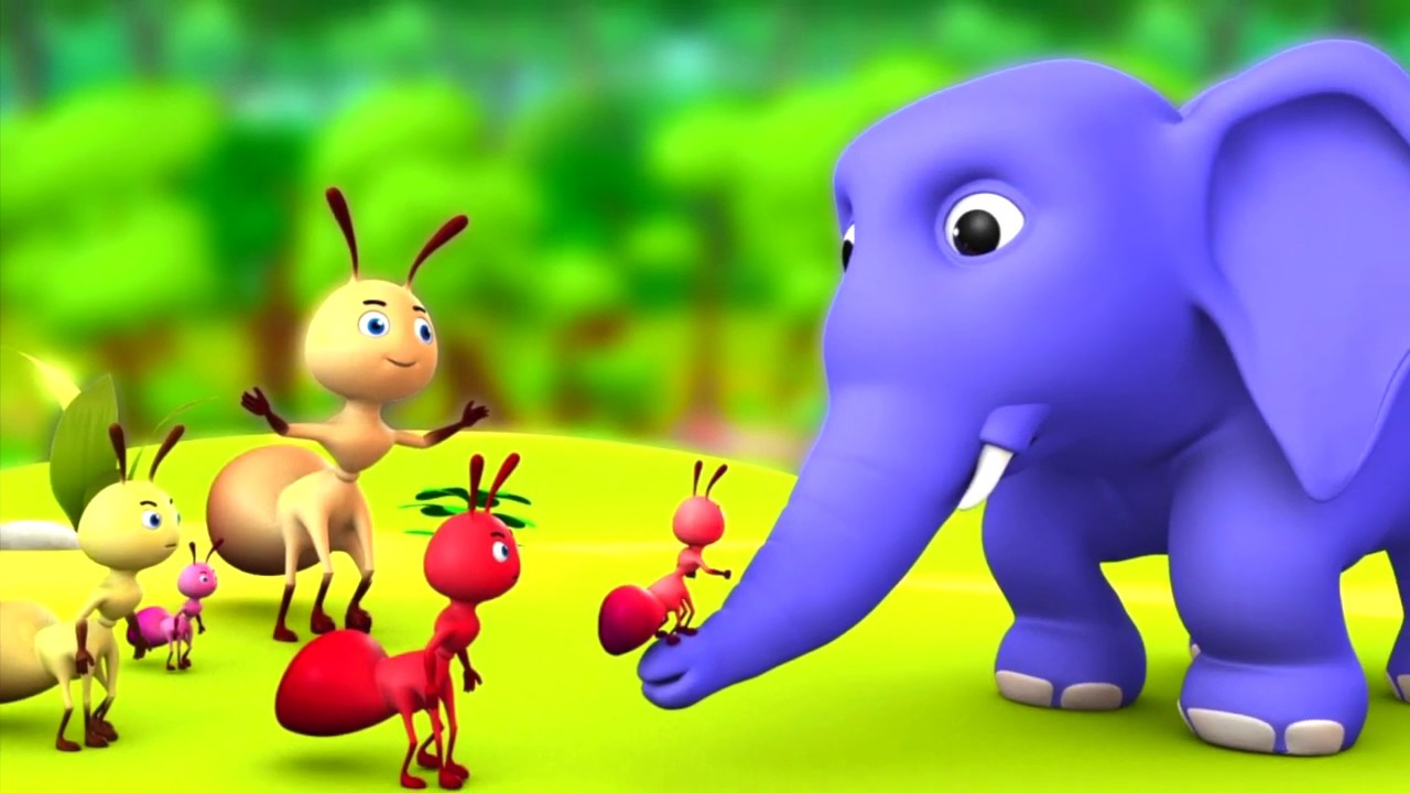 ELEFANTUL ȘI FURNICA | Povesti pentru copii | Basme in limba romana ...