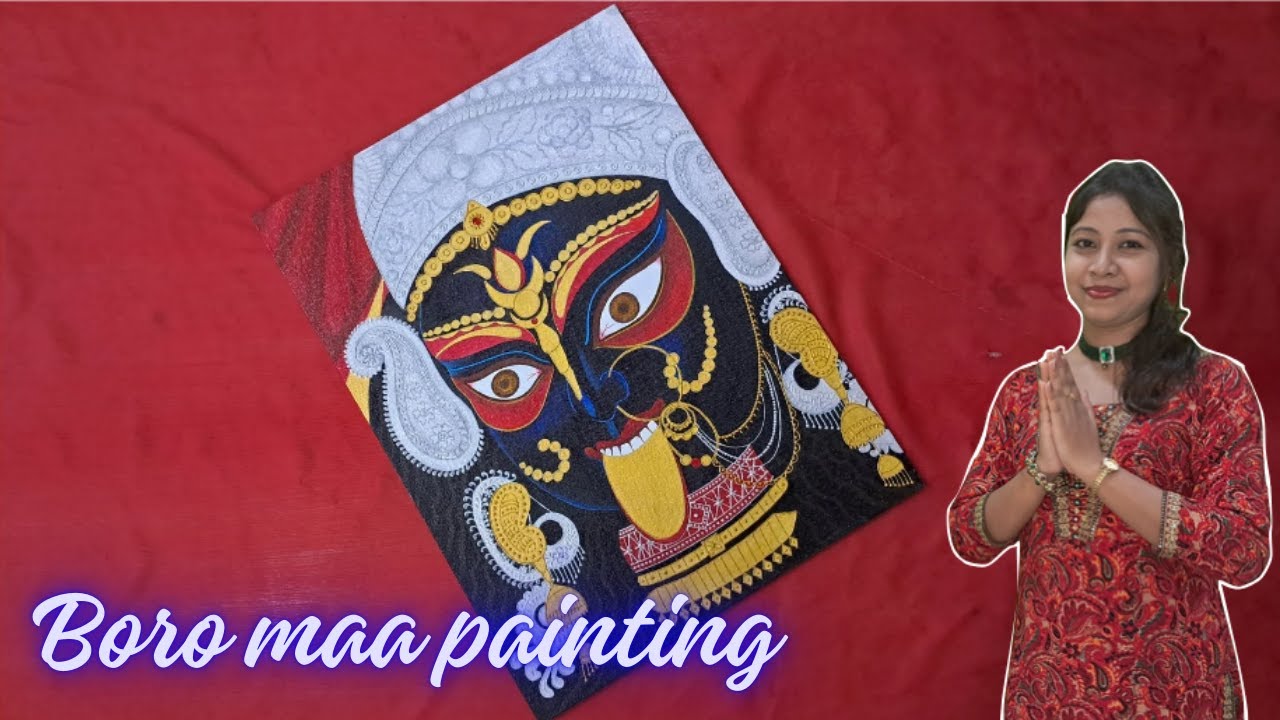 Diwali special Boro maa Painting #noihati #boromaanaihati #painting # ...