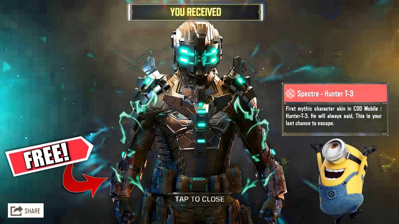 Today Codm Redeem Code | How To Get Free Spectre Hunter T3 Skin In Cod ...