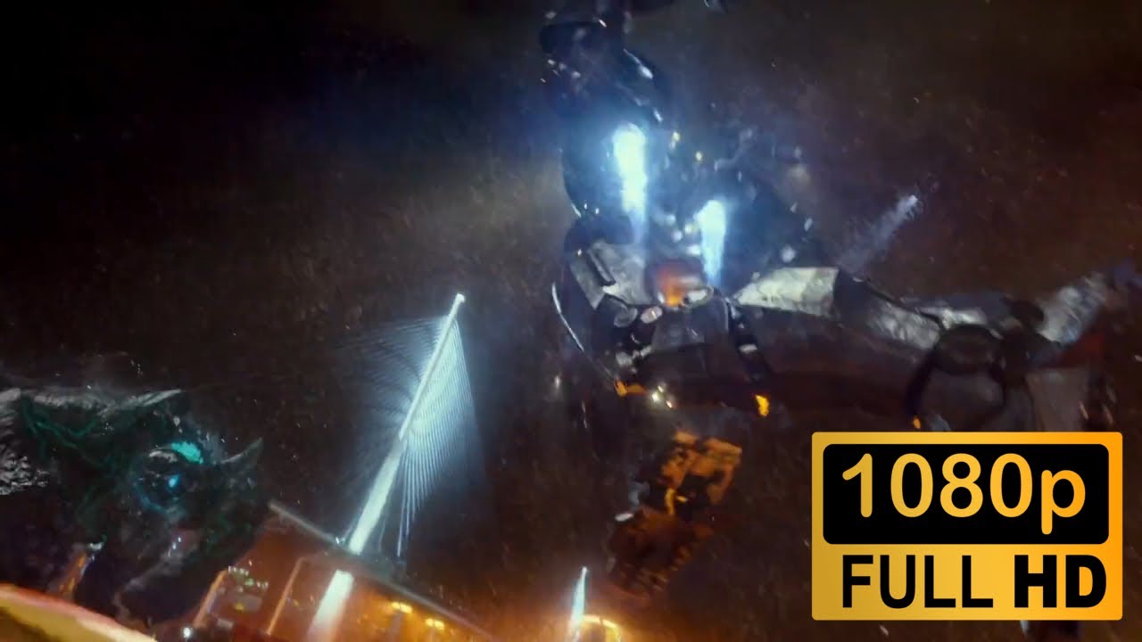 Gipsy Danger vs Leatherback - Pacific Rim (2013) Movie Clip HD - Fight ...