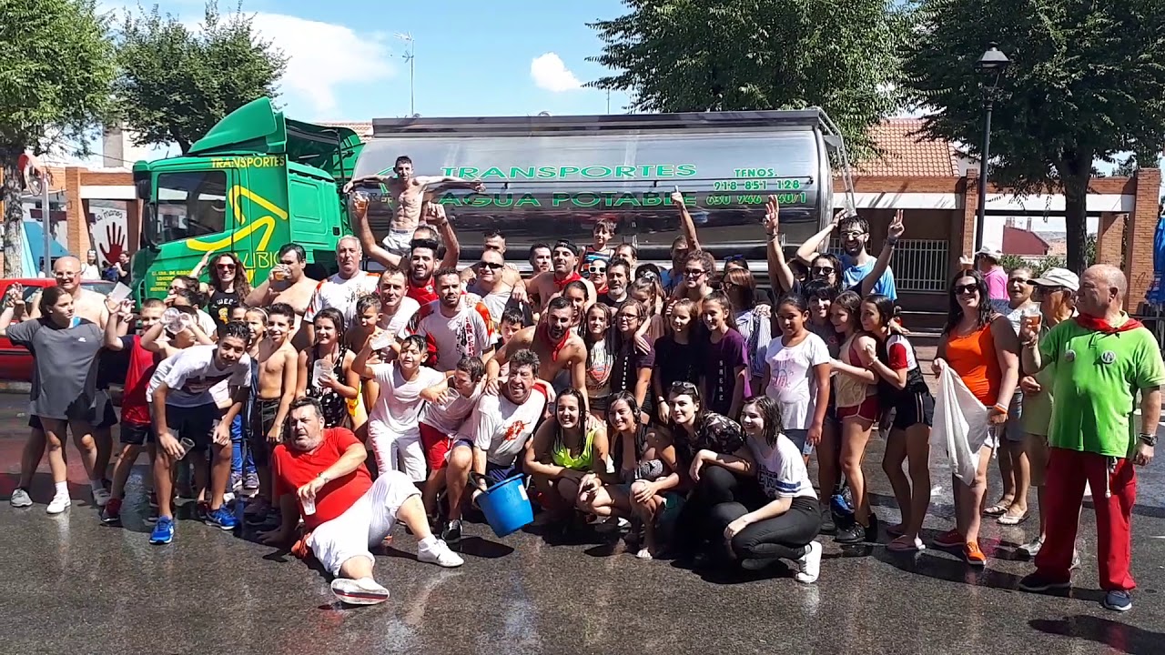 Fiesta agua Loeches 2018 - YouTube