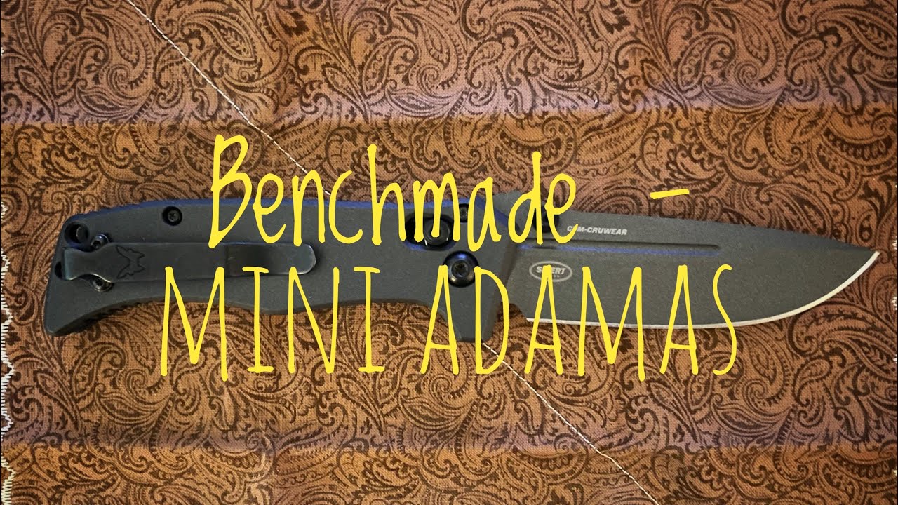 Benchmade Mini Adamas with AWT Aluminum Scales🔥. The Adamas hold award ...