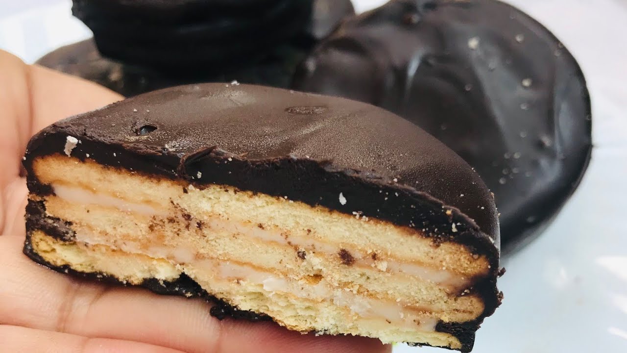 Choco Pie | Choco Pie Recipe | How To Make Chocopie At Home | Food ...