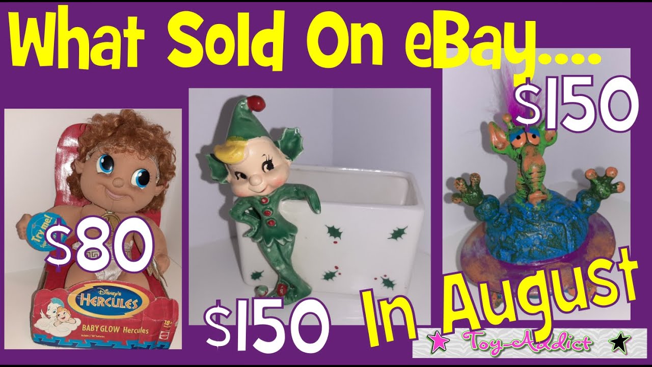 What Sold In My Ebay Store in August? ~ Stickers, Avon, Holt Howard ...