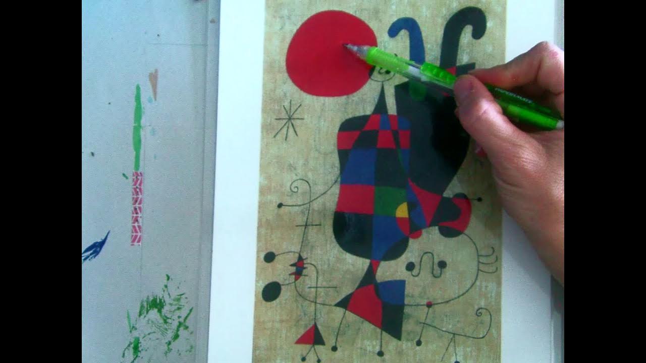Joan Miro People and Dog in the Sun - YouTube