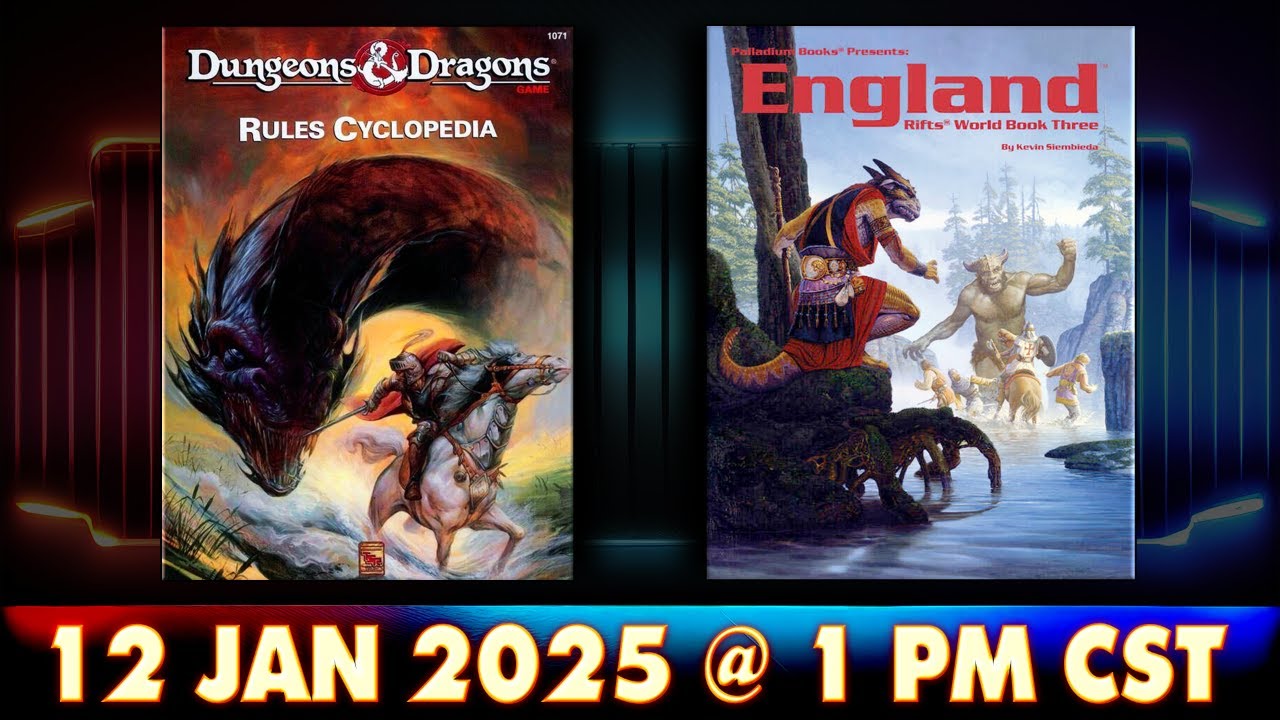 D&D Rules Cyclopedia (Fighter, Magic-User & Thief) & Rifts World Book ...