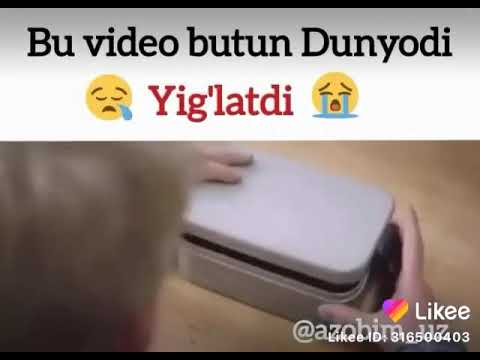 😢Bu video butun dunyoni yig‘latdi😢😢😢