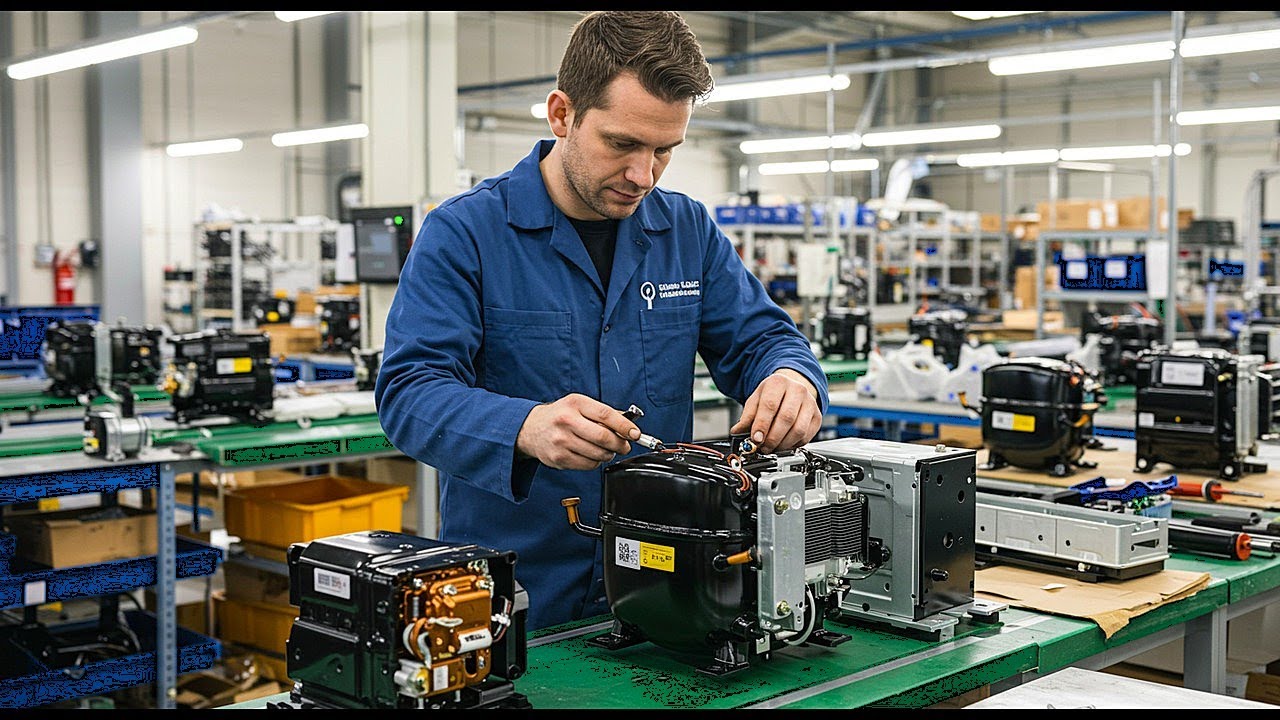 Refrigerator Compressor Repair & Restoration Step by Step - YouTube