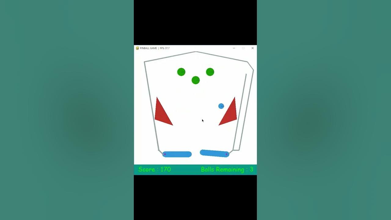 Python Pinball Game Pymunk And Pygame Tutorial Youtube