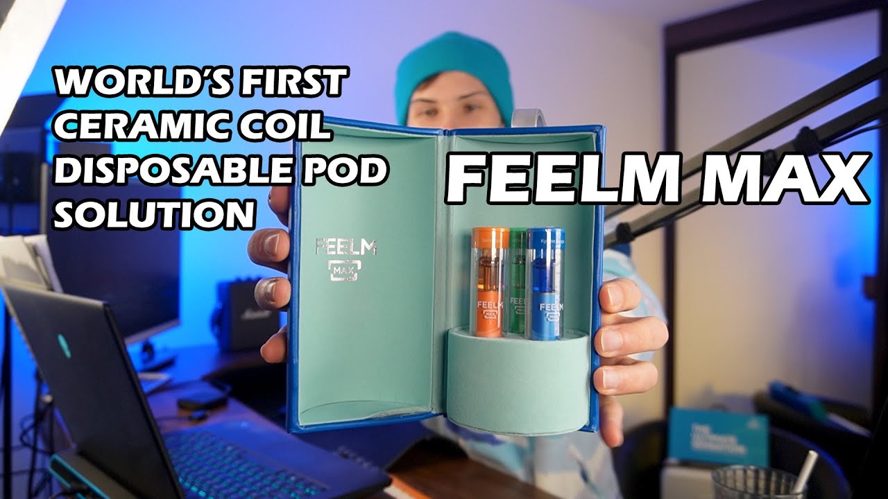 FEELM MAX - WORLD'S FIRST CERAMIC COIL DISPOSABLE POD SOLUTION - YouTube