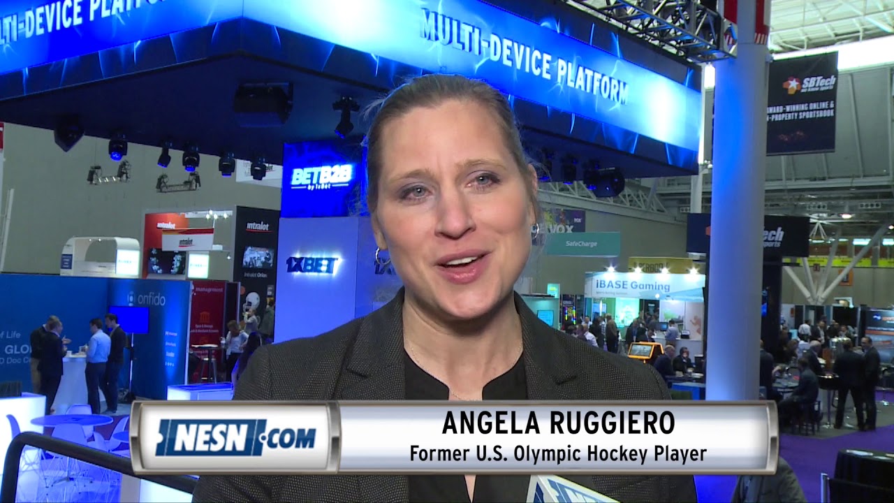 Angela Ruggiero On View Of Sports Betting As A Former Athlete - YouTube