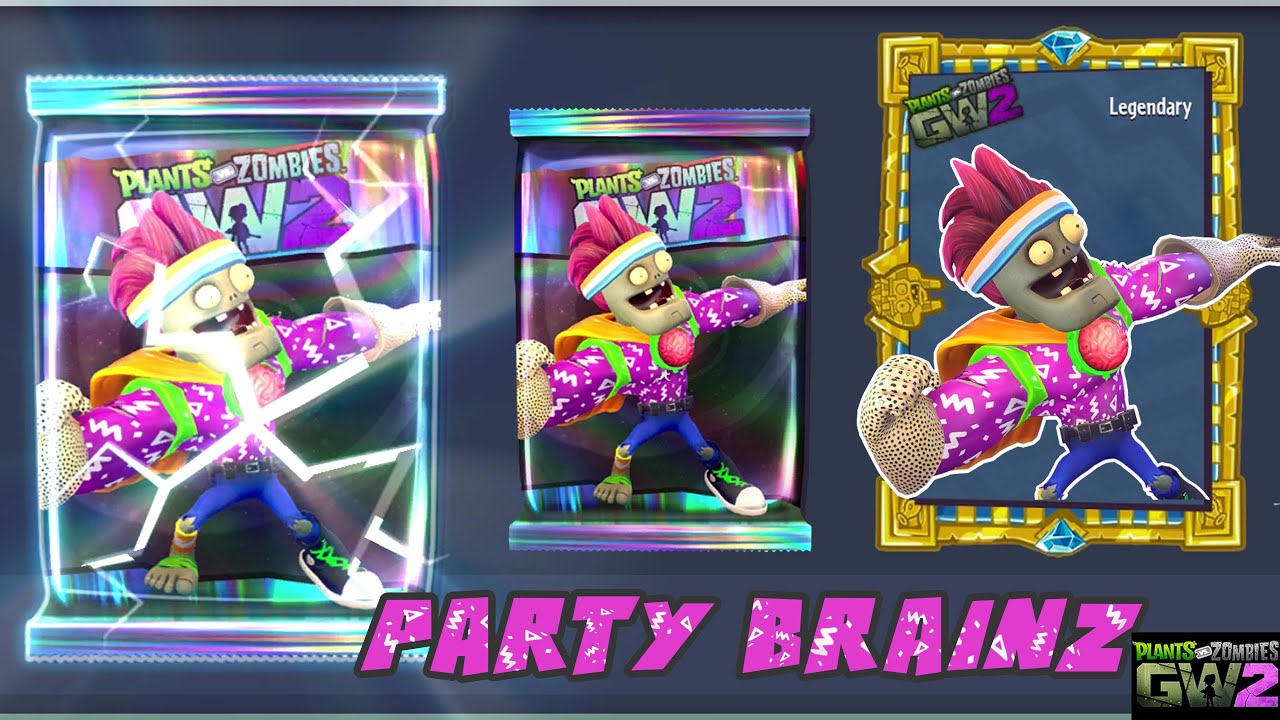 *PARTY BRAINZ* LEGENDARY CHARACTER - PVZ GW2 - YouTube