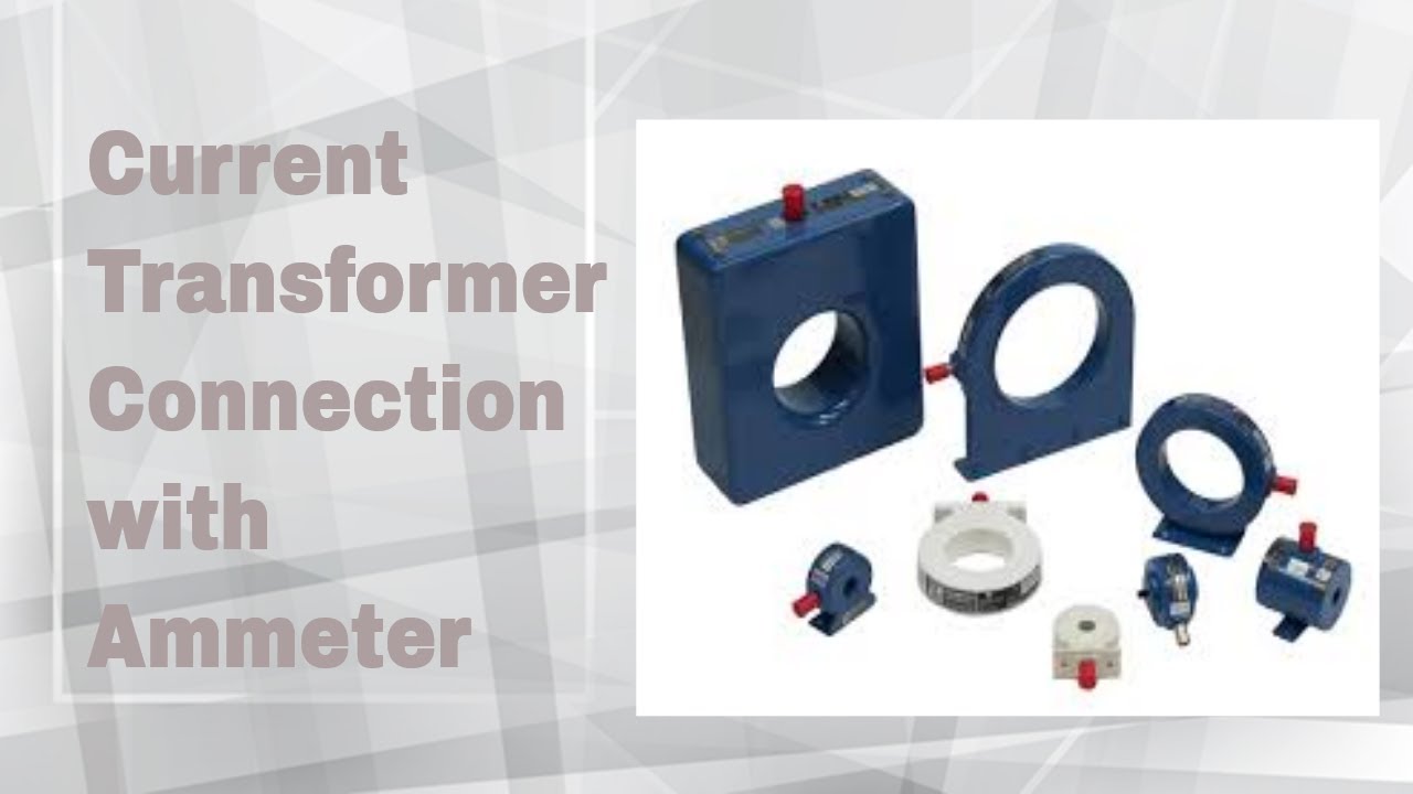 CT connection with Ammeter | Current transformer in hindi - YouTube