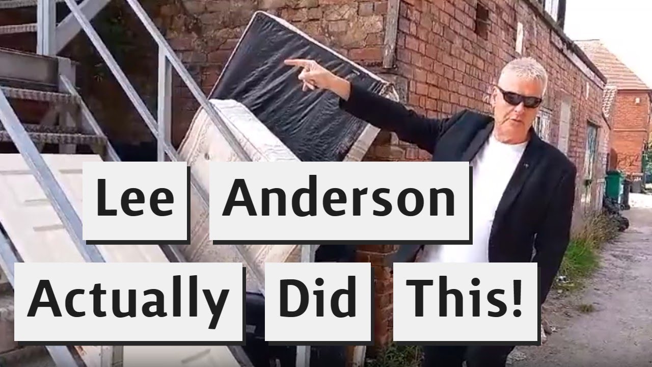 Lee Anderson Latest Embarrassing Attempt To Remain Relevant! - YouTube
