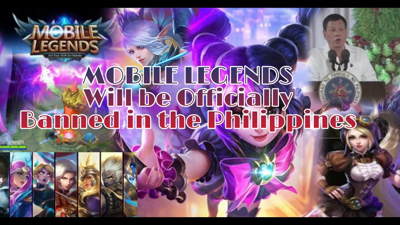 MOBILE LEGENDS is Banned in the Philippines| ALL ONLINE GAMES|GOOD BYE ...