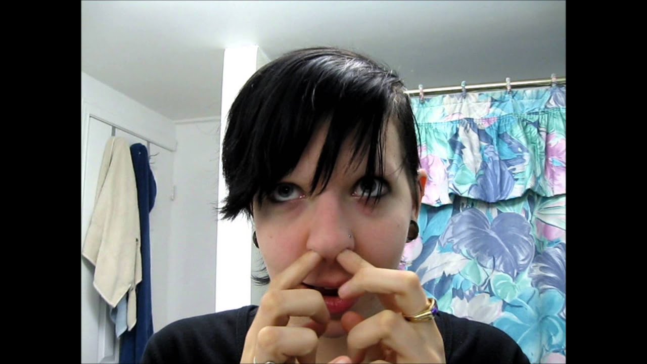 Septum Stretch 12g to 10g - YouTube