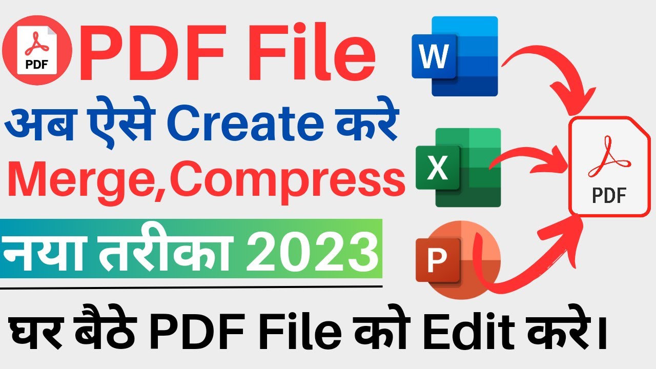 How to Convert Word, Excel, or PowerPoint Documents file to PDF for ...