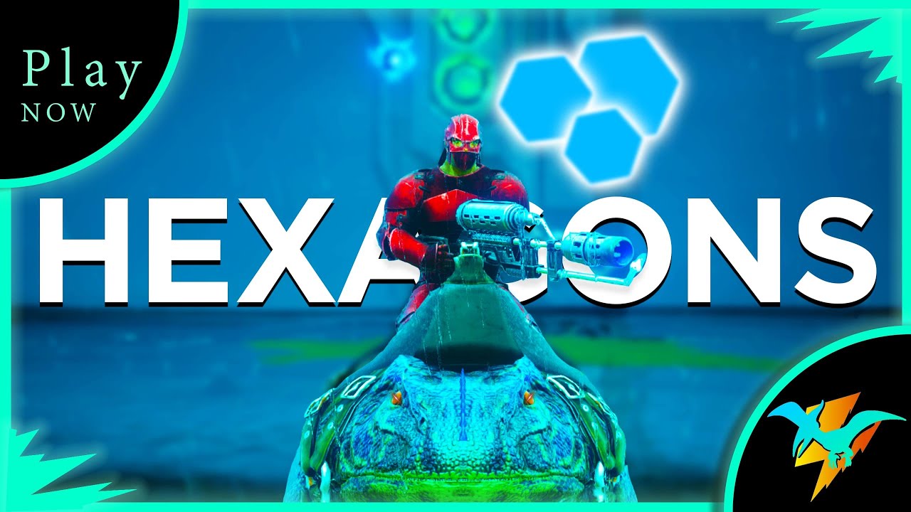 SOLO Ark | Hexagon Farm Guide + Compound Bows | Frog Mission | Genesis ...