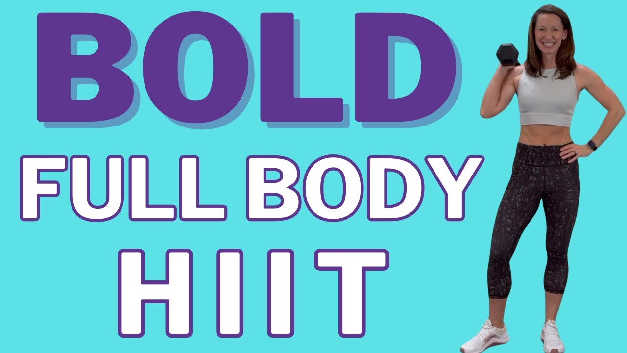 BOLD: Strong Full Body HIIT Workout - 40 Minute | Day #16 - YouTube