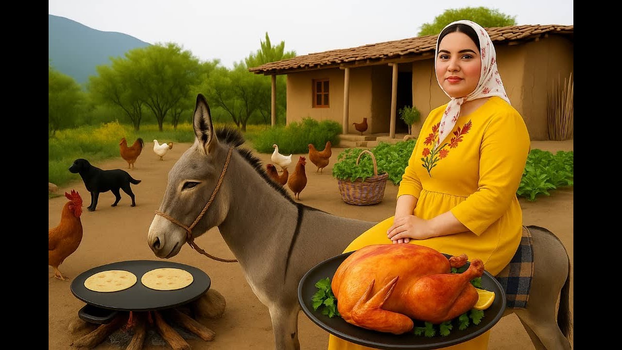 Village life in Iran: amazing cooking & donkey riding in nature ...