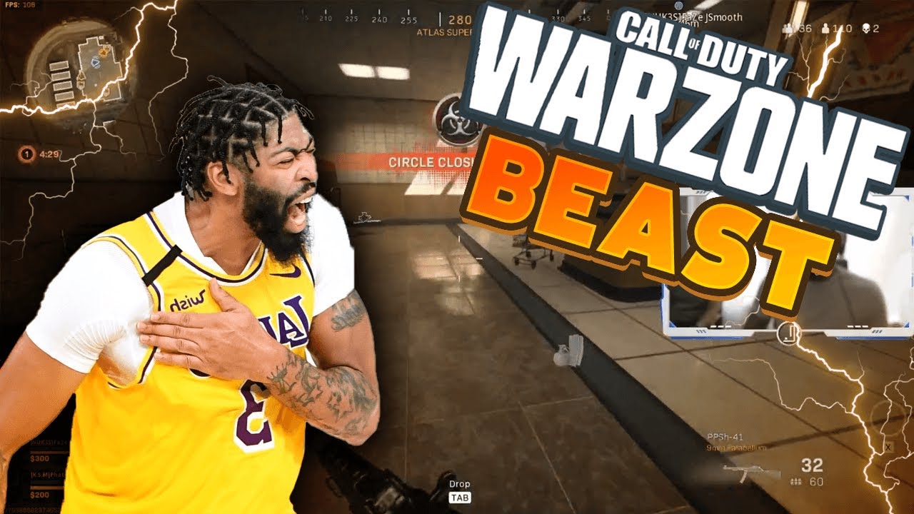 Anthony Davis: Beast On The Court And The Field! (COD Warzone) - YouTube