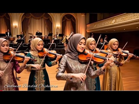 Sholawat Burdah Violin Menyentuh Hati | Menangis Mendengar Alunan Instrumental Indah ini