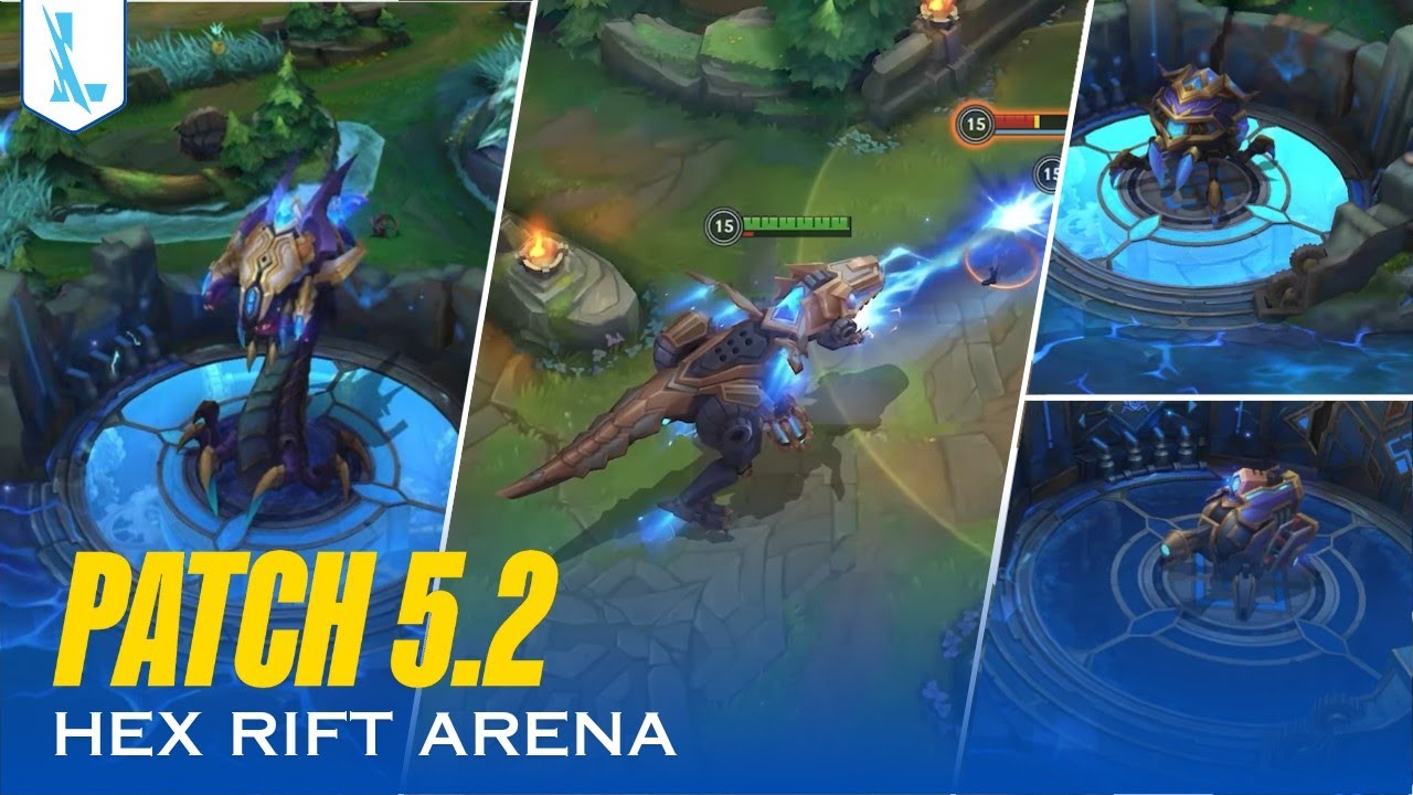 Patch 5.2 - Baron Hextech, T-Hex Mecha, Hextech Mimic,... - YouTube
