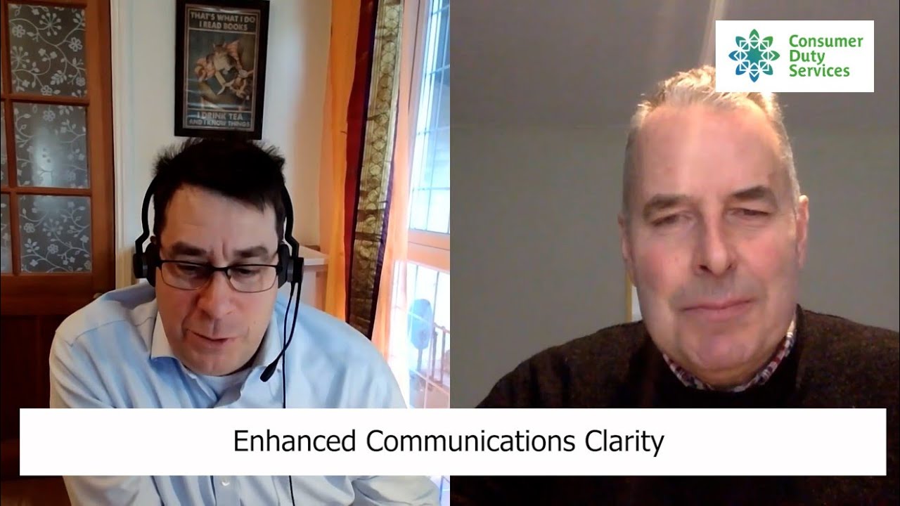Enhancing Communications Clarity - Peter Wordsworth, Consumer Duty ...