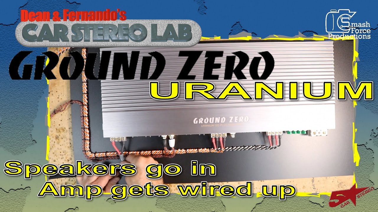 Ground Zero Uranium Speakers go in and amp gets wired up Car Stereo Lab ...