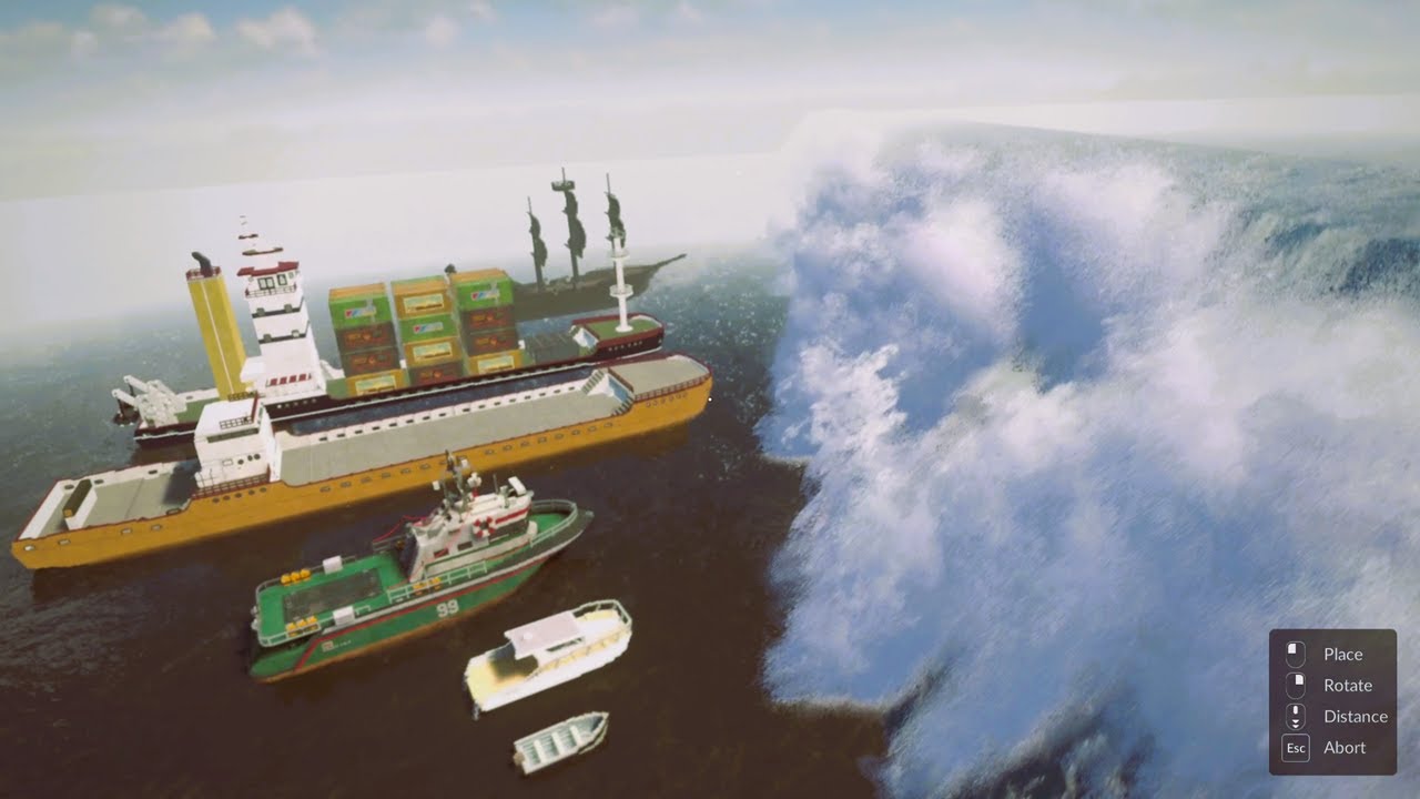 Tsunami simulation. Sea ship edition! - Teardown - YouTube