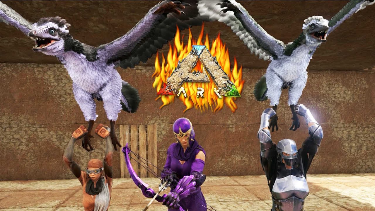 TAMEANDO NUEVO DINO ARCHAEOPTERYX! - INFERNALIA #35 - ARK: "Scorched ...