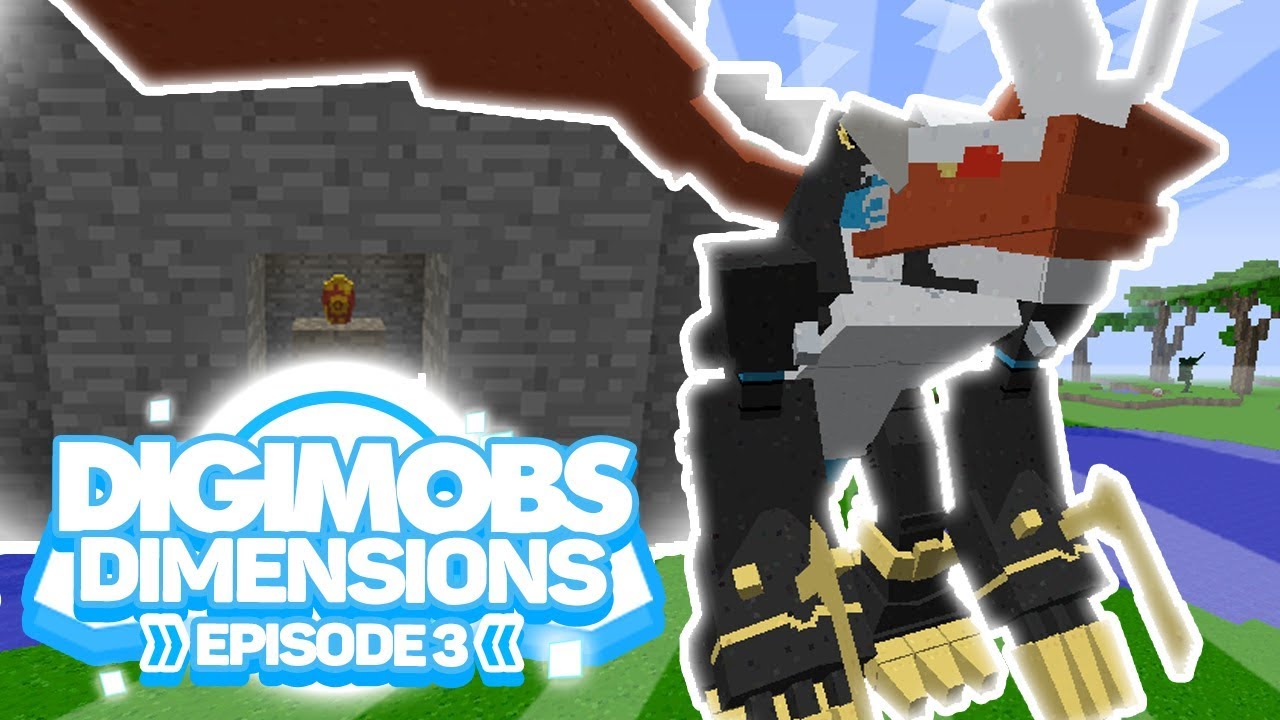 Minecraft Digimobs Dimensions - Ep 3 - Imperialdramon DM & DIGI-EGG OF ...