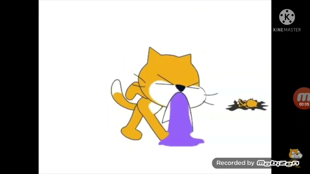 Scratch cat but it's Corrupted... - YouTube