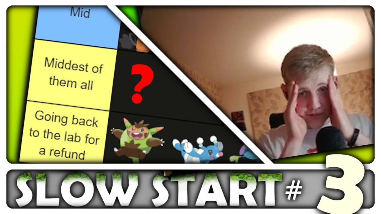 Ranking the most MID starter pokemon | Slow Start #3 - YouTube