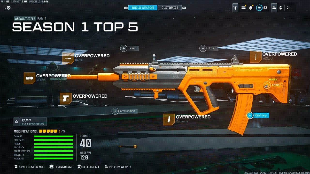 NEW TOP 5 BEST GUNS AFTER SEASON 1 UPDATE in MW3! (Modern Warfare 3 ...