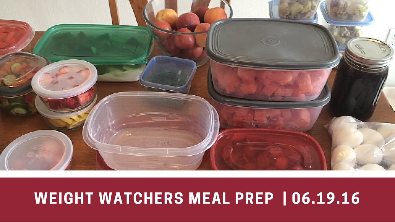 Weight Watchers Meal Prep | Plus Meal Prep Tips | 06.19.16 - YouTube