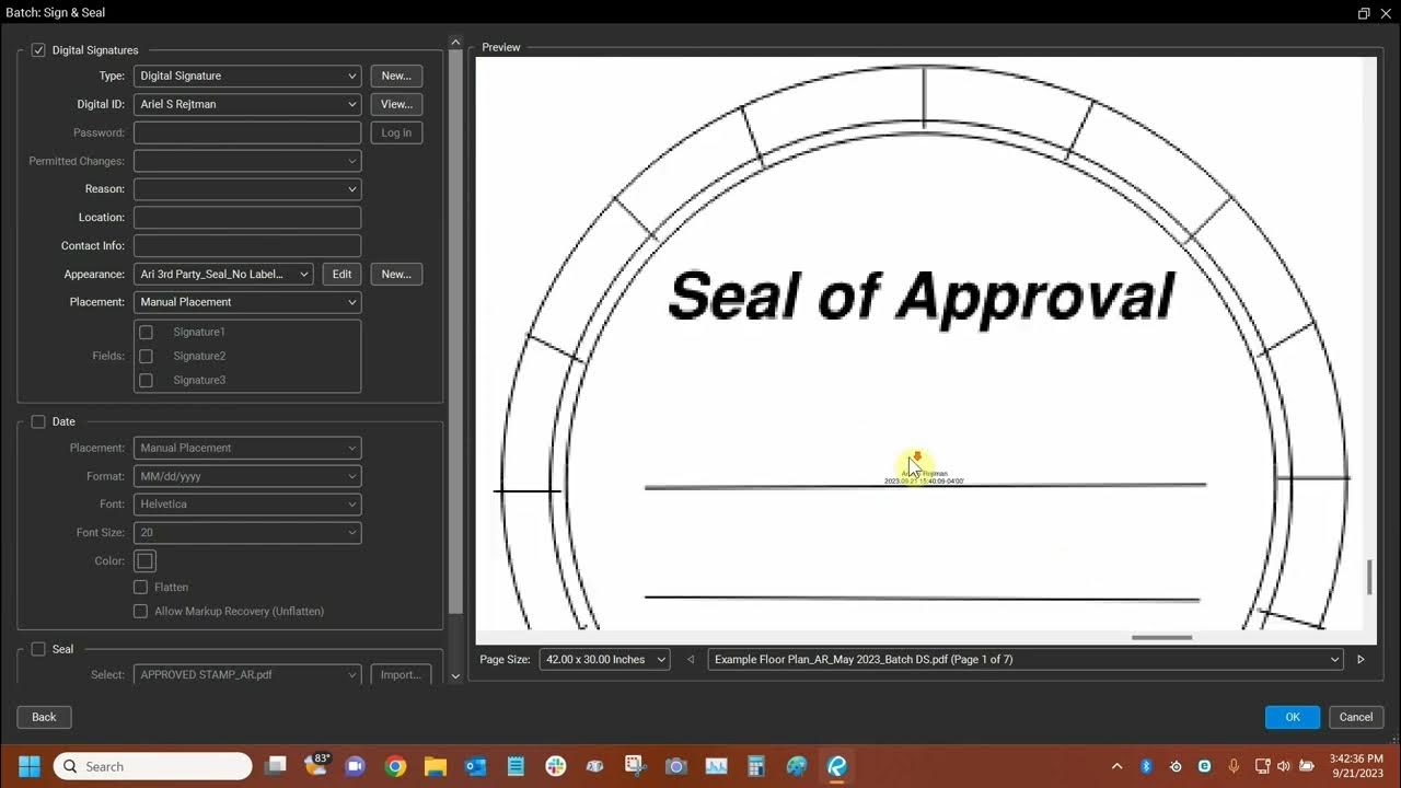 Batch Signatures & Third Party Authentication with Bluebeam Revu - YouTube