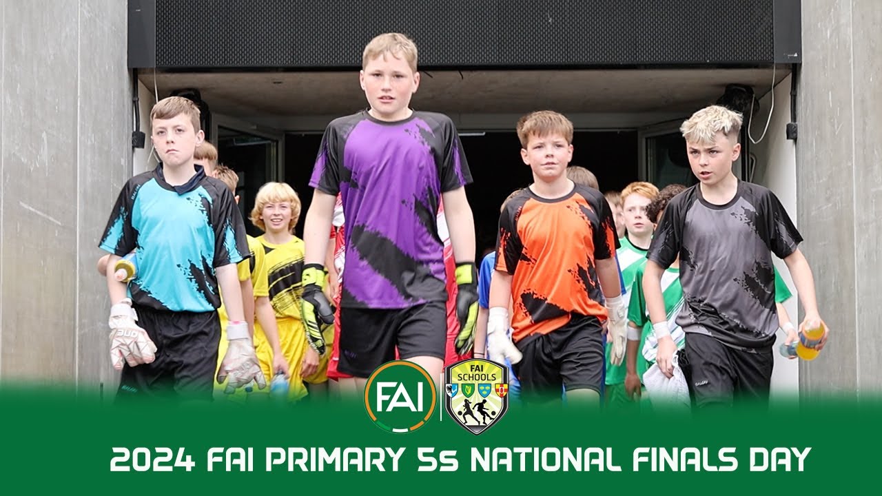 2024 FAI Primary 5s National Finals day at Aviva Stadium - YouTube