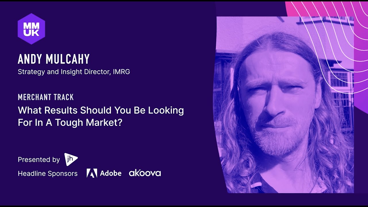 Andy Mulcahy | IMRG | What Results Should You Be Looking For in a Tough ...