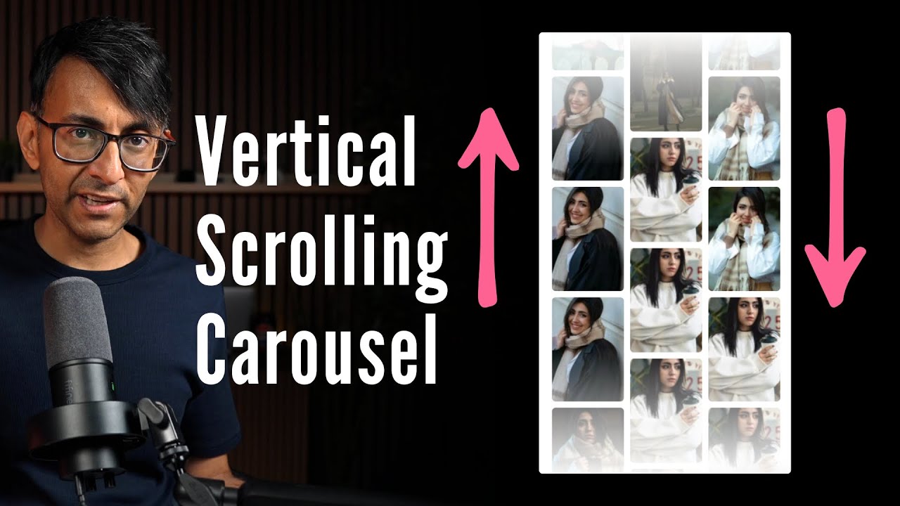 The simplest vertical scrolling carousel EVER - YouTube