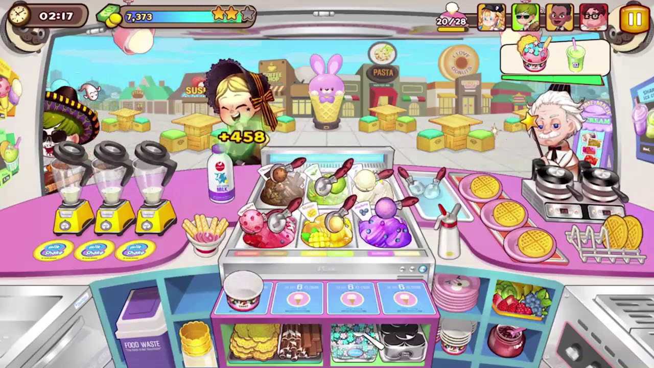 Cooking Adventure - Ice Cream Truck Level 45 - Full Upgrade - YouTube