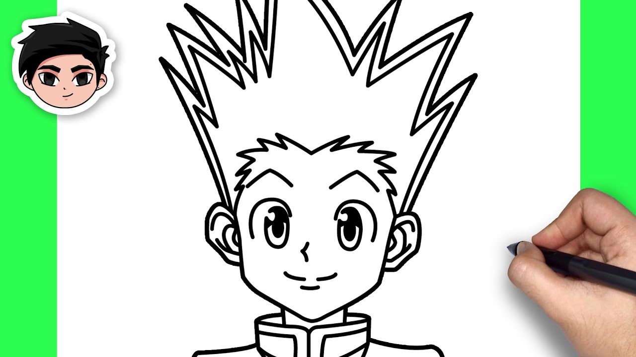 Como Desenhar Gon Freecs (Hunter X Hunter) - YouTube