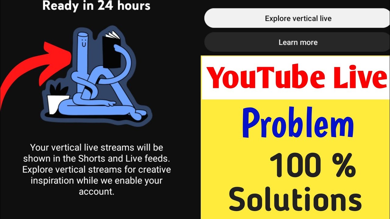 Ready in 24 hours। Your vertical live streams will beshown in the ...