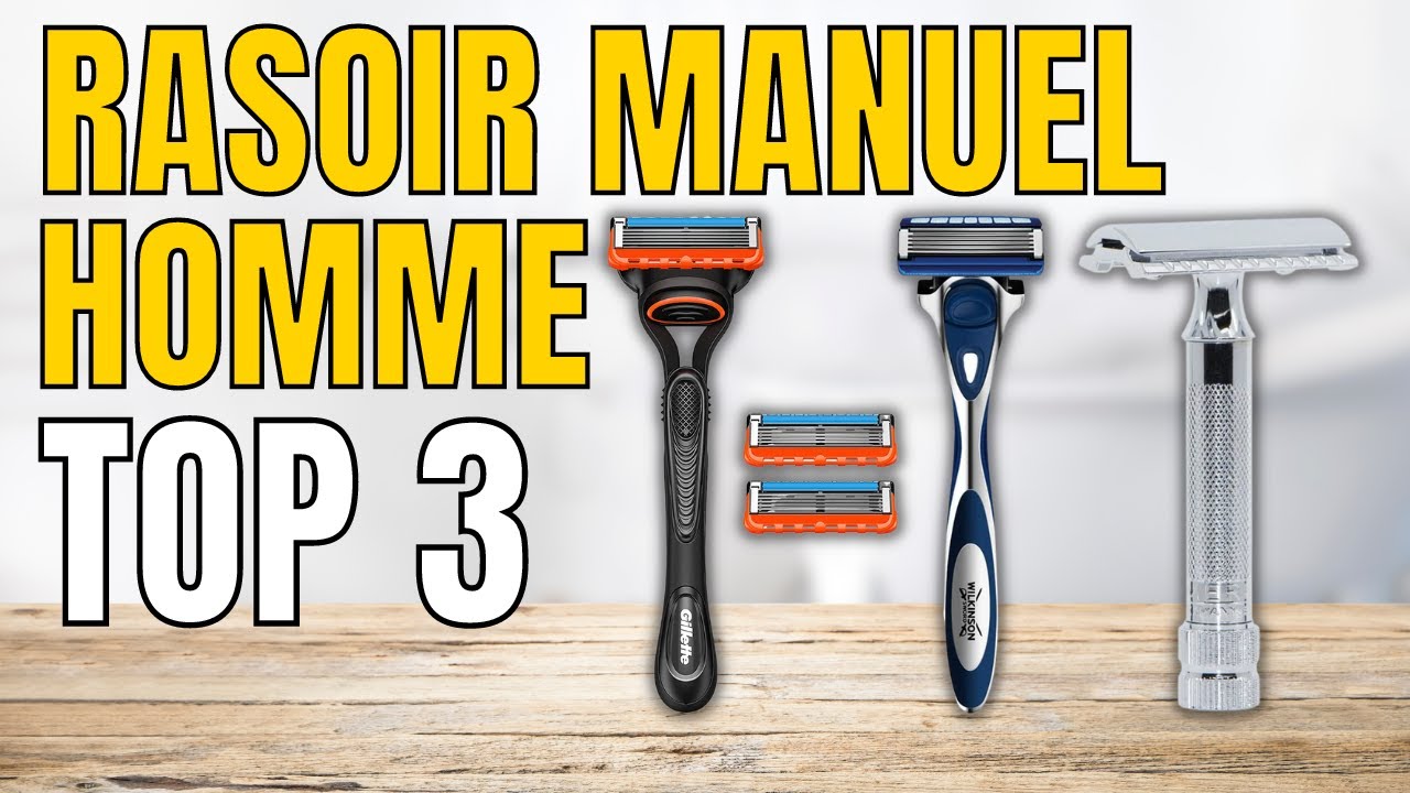 TOP 3 : Meilleur Rasoir manuel homme 2023 - YouTube