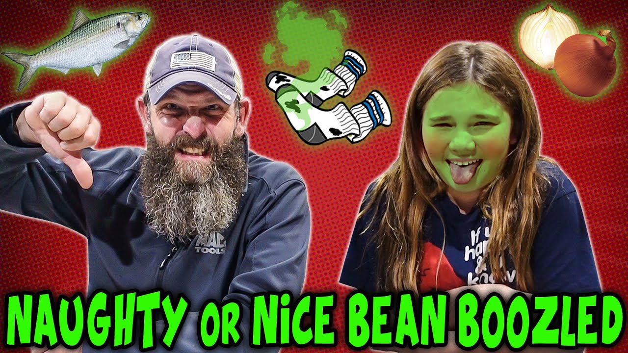 Bean Boozled Christmas Edition Naughty Or Nice Challenge! He Instantly ...