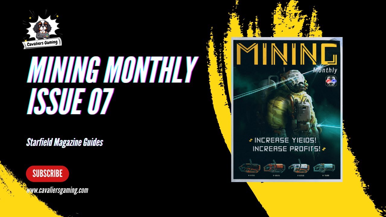 [Starfield] Mining Monthly Issue 07 Location Guide - Cydonia - YouTube