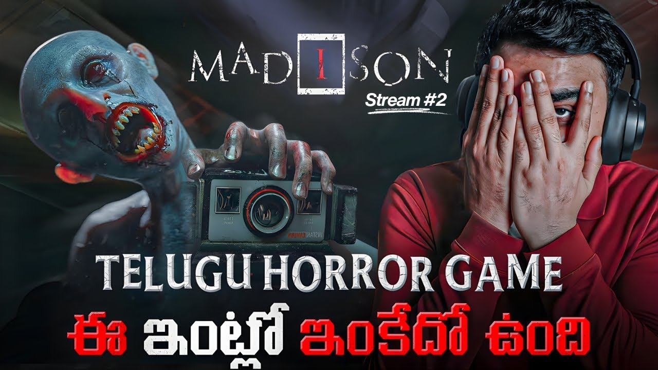 [Telugu Live Walkthrough] MADiSON | Scariest Psychological Horror Game⚠ ...