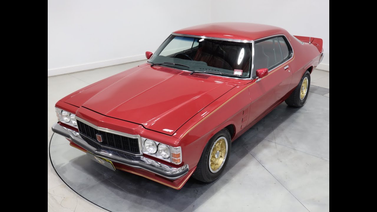 For Sale - 1976 Holden HX Monaro LE - Crimson Red - YouTube