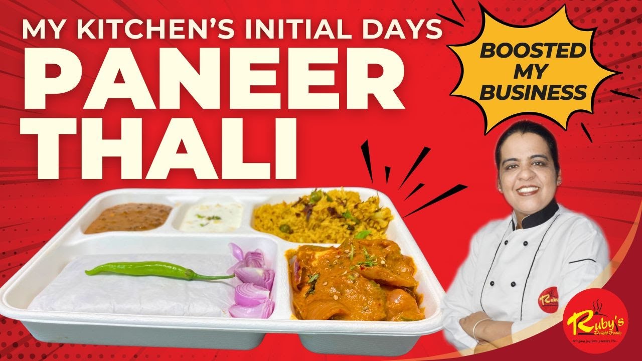 My Cloud Kitchen's Paneer Thali Story | Hit Combo of Kadhai Paneer, Dal ...