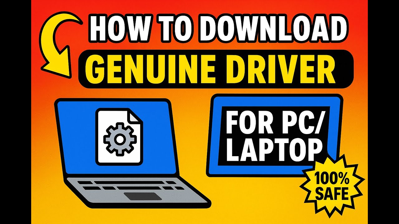 How to Download Genuine Drivers for PC/Laptop 🔥 | 100% Safe Method ...